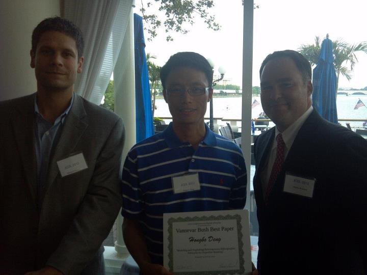Prof. Michael Rung-Tsong Lyu, Prof. Irwin King and Dr. Hongbo Deng Won ... Prof. Michael Rung-Tsong Lyu, Prof. Irwin King and Dr. Hongbo Deng Won ...